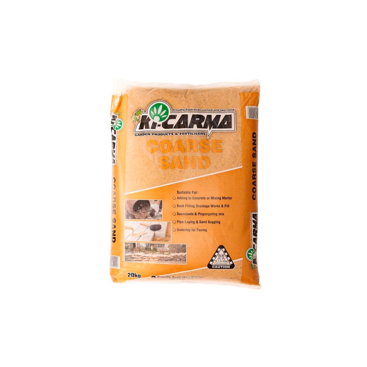 Ki-Carma 20kg Coarse Landscape Sand - Bunnings Australia