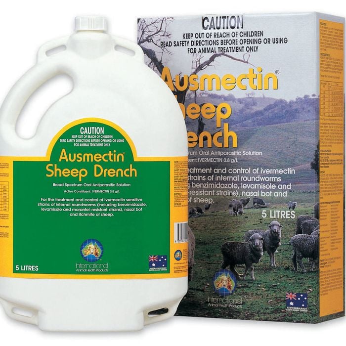 International Animal Health Ausmectin Sheep Drench Oral Solution 5L ...