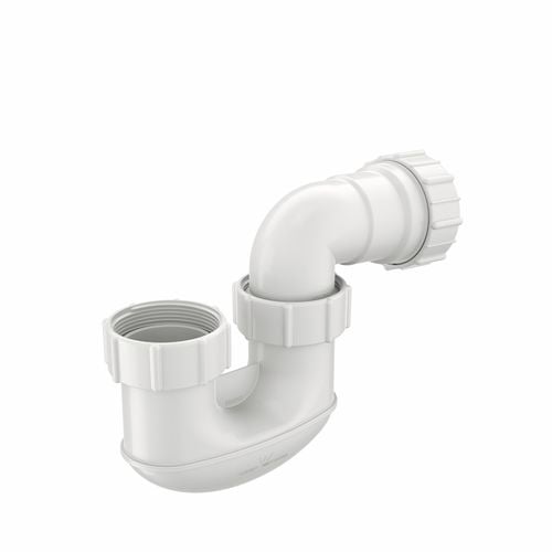 Caroma 50mm White Short P Trap Inlet - Bunnings Australia