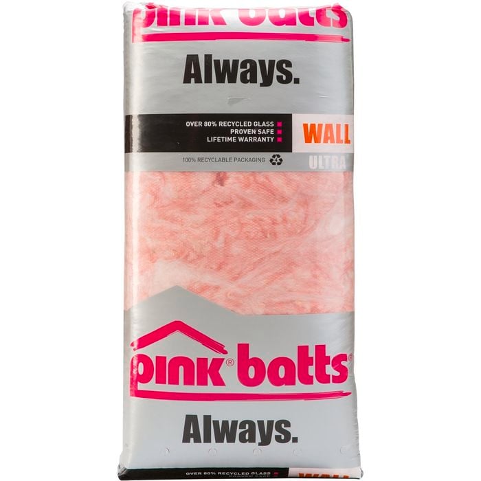 Pink® Batts® 6.4m Ultra R2.8 Glasswool Wall Insulation - Bunnings New ...