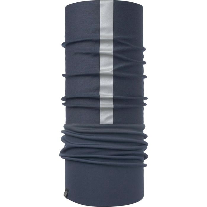 BUFF Safety Windproof Multifunctional Neckwear - Reflective Solid Navy - Bunnings Australia