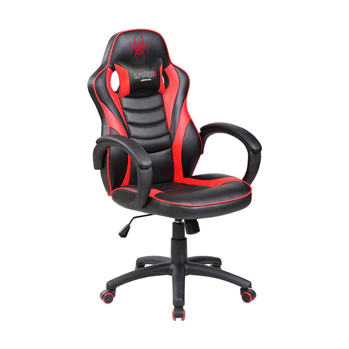 Pure Acoustics Spider X Gaming Chair - Black/Red - Bunnings Australia