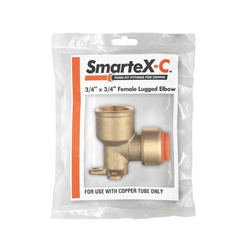 SmarteX-C 3/4" x 3/4" Female Lugged Elbow - Bunnings Australia