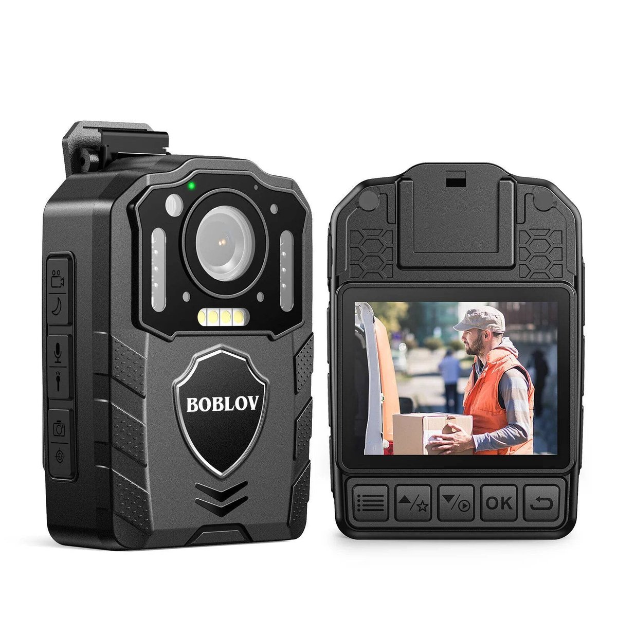 NNEOBA 1080P Body Camera with 13-Hour Recording 64GB Black - Bunnings ...
