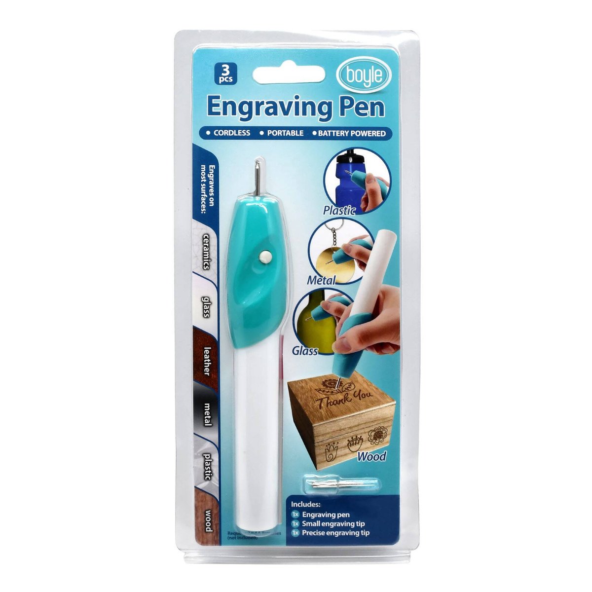 Boyle Cordless Engraving Pen Kit - Bunnings New Zealand