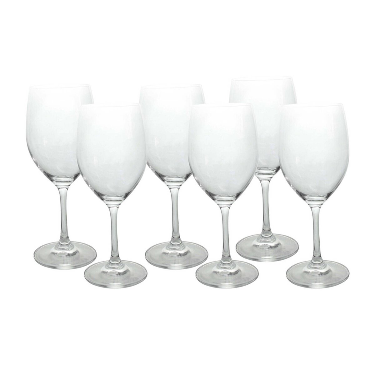 LVD 6pc Classic 21cm/455ml Stemmed White Wine Glass Set - Clear ...