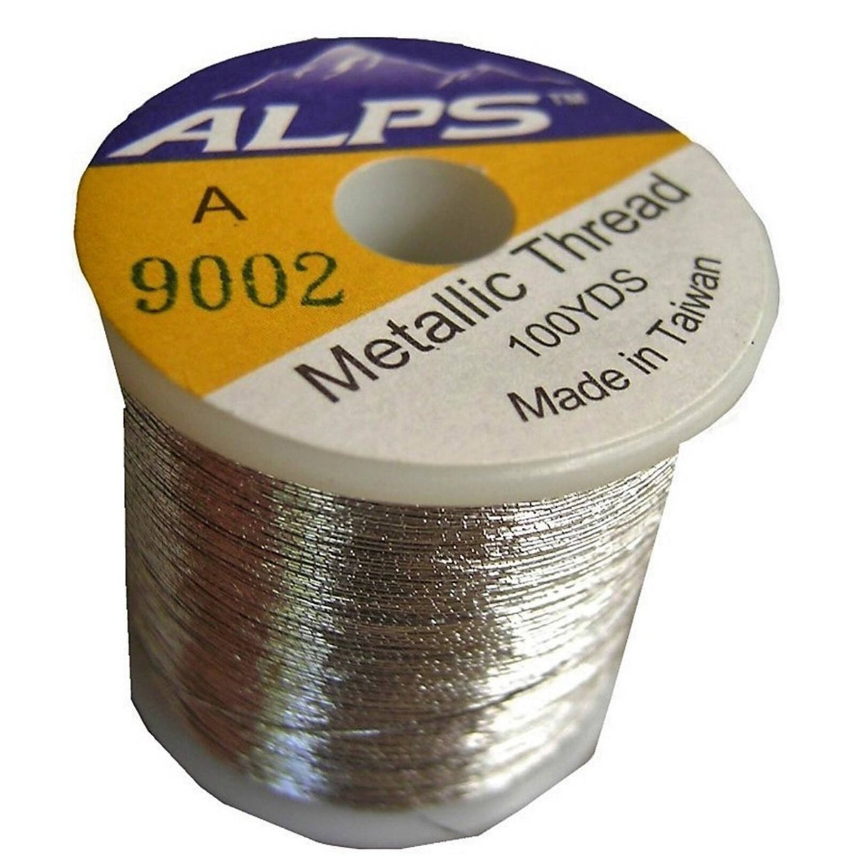Alps 100yds of Metallic Silver Rod Wrapping Thread-Size A (0.15mm ...