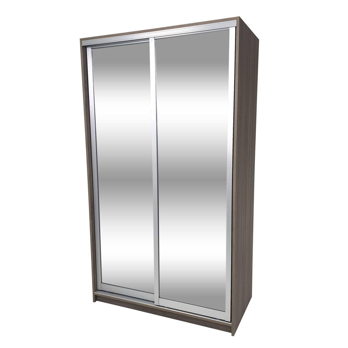 Bedford 1150mm 2 Door Sliding Robe Bundle with Mirror Glass Doors ...