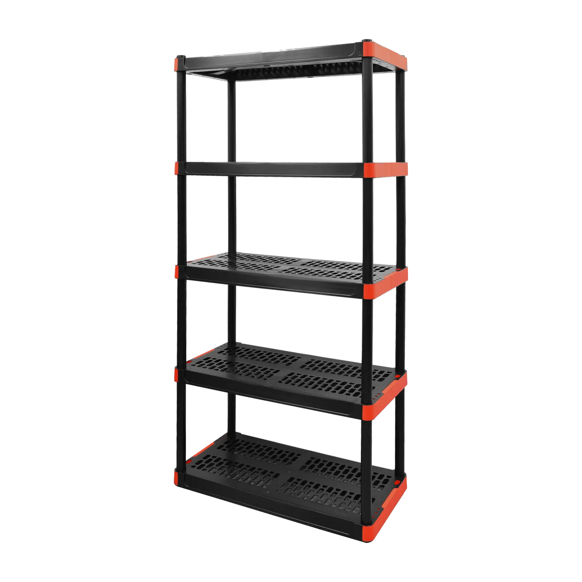 Pinnacle 1830 x 915 x 450 5 Tier Adjustable Plastic Shelf - Bunnings ...