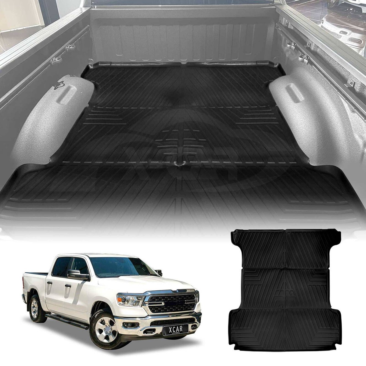 Tub Liner for Ram 1500 DT Crewcab without Rambox 2020-2025 Heavy Duty ...