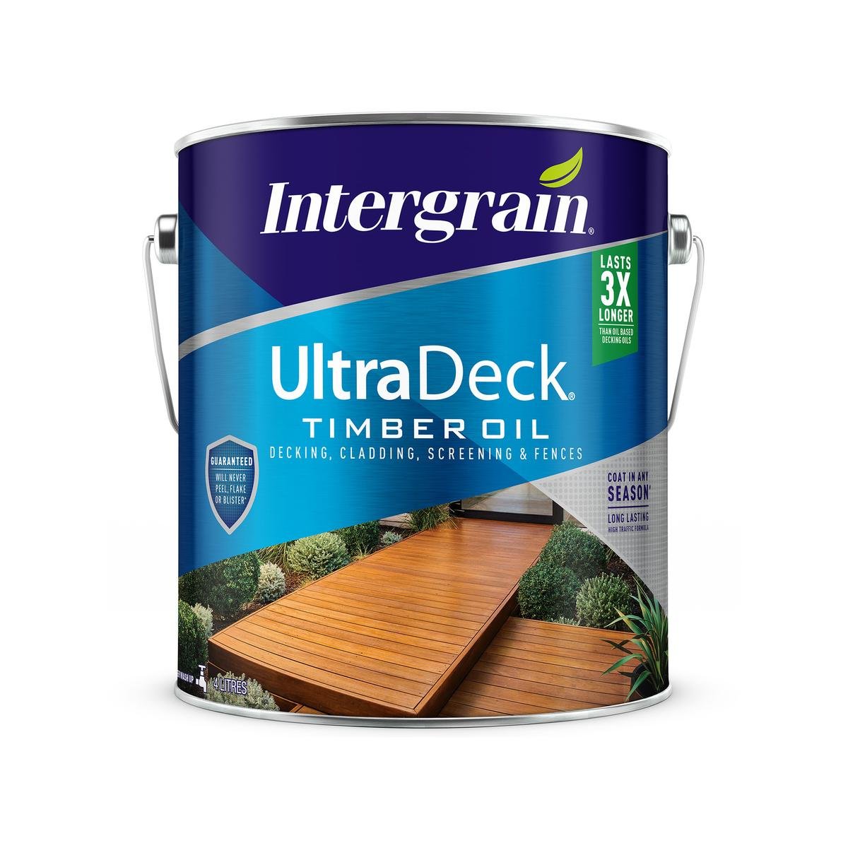 Intergrain 4L Natural UltraDeck Timber Decking Oil - Bunnings Australia