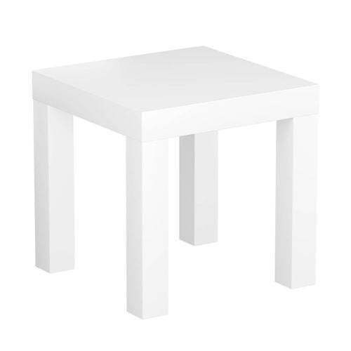 All Set White Small Side Table - Bunnings Australia