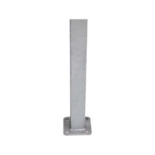 RapidFence 50 x 50mm Roll Top Capped Flanged Fence Post - 1050mm ...