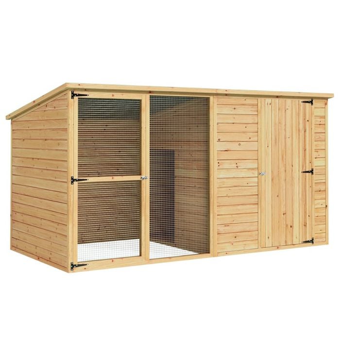 i.Pet 228x114x119cm Dog Kennel Pet Shack Large - Bunnings Australia