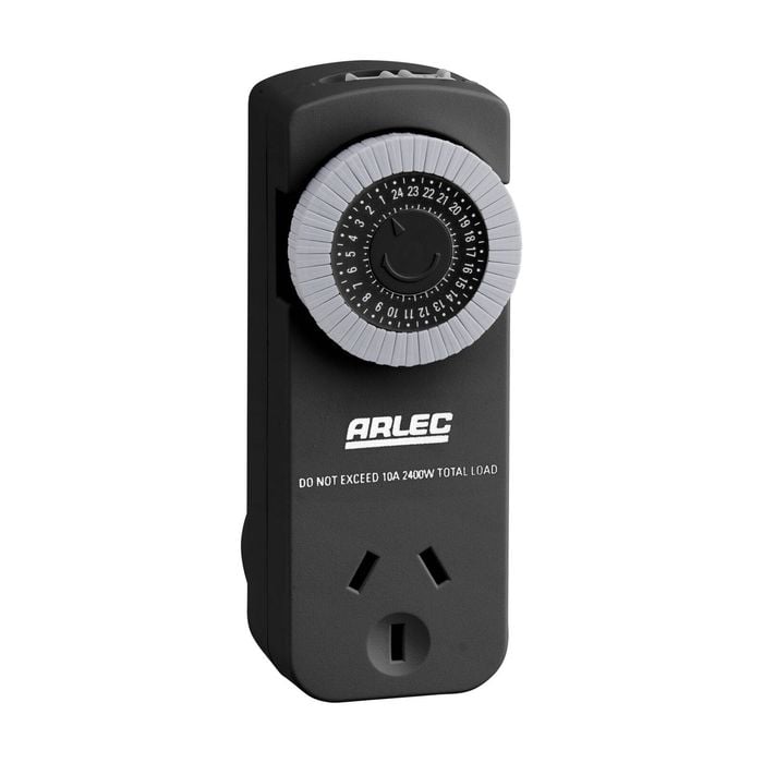 Arlec Black Compact 24 Hour Timer - Bunnings New Zealand