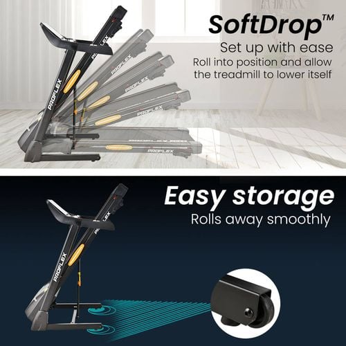 PROFLEX TRX4 Treadmill Running Machine, Medium, Foldable, Auto ...