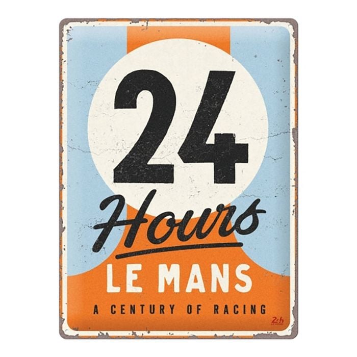 Nostalgic Art 30x40cm Large Sign 24h Le Mans Century of Racing ...
