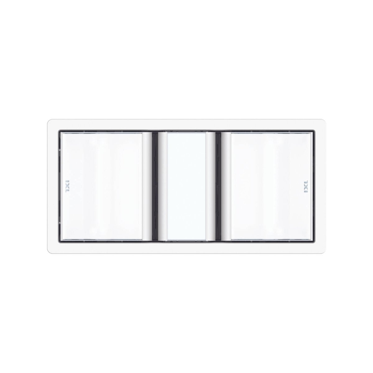 IXL White Tastic Luminate Dual 3 In 1 Bathroom Heater Exhaust Fan And ...