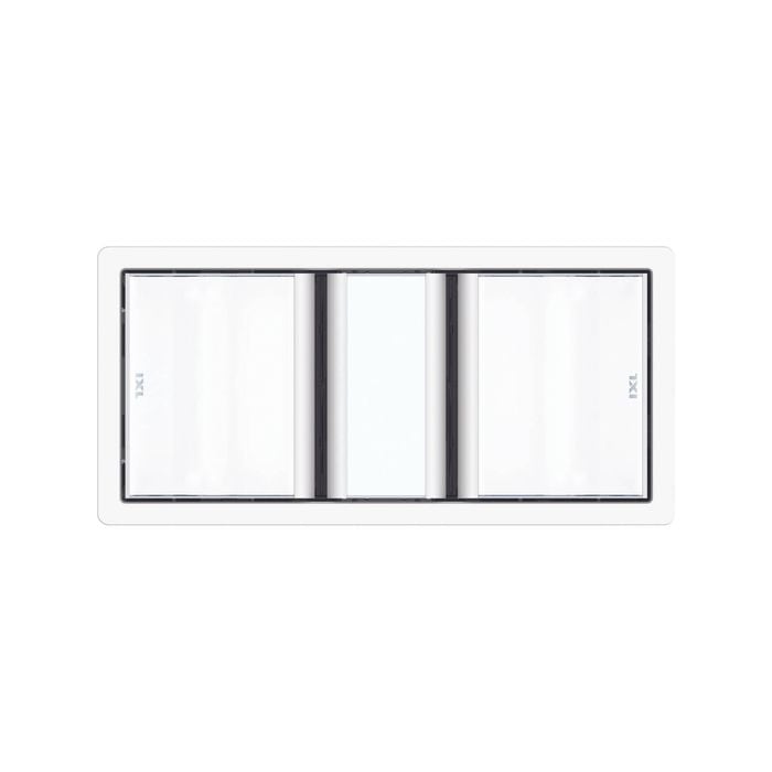 IXL White Tastic Luminate Dual 3 In 1 Bathroom Heater Exhaust Fan And ...