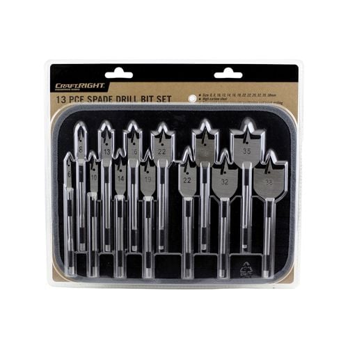 Craftright 13 Piece Spade Bit Set - Bunnings Australia
