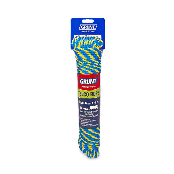 GRUNT 6mm x 40m Telco Rope - Bunnings Australia