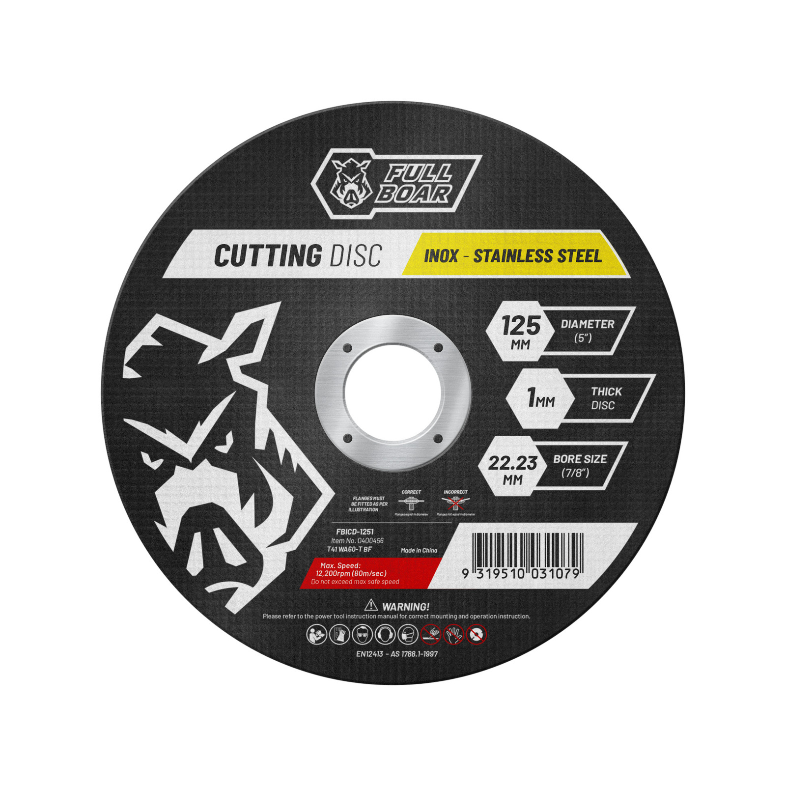 Stainless steel cutting disc store