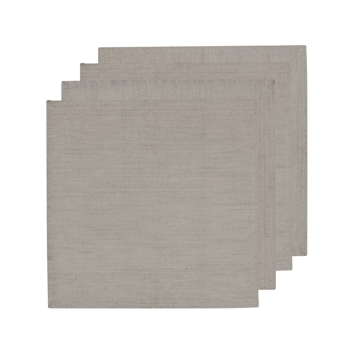 4pc Ladelle Premium Lina Cotton/linen Table Napkin/serviette 45x45cm ...