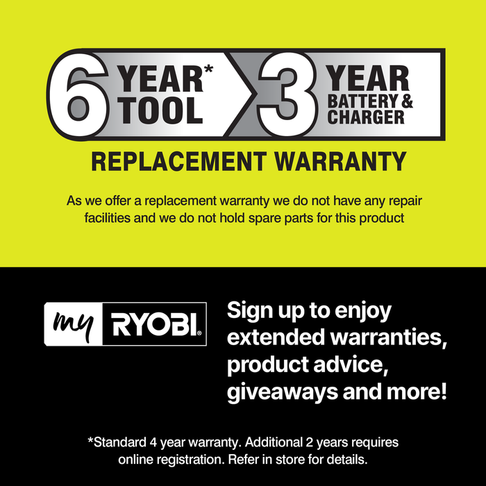 Ryobi 18V ONE+ HP 40cm Lawn Mower OLM1840BL - Tool Only - Bunnings New ...