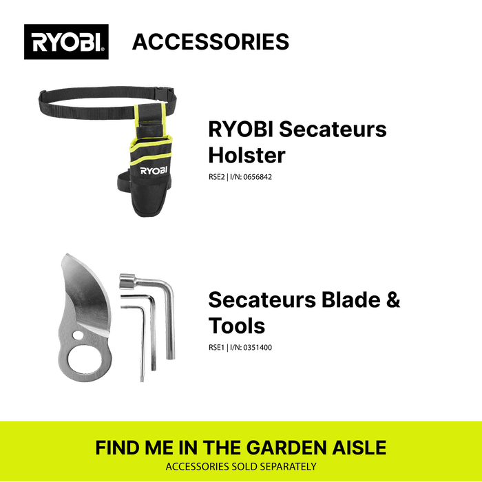 Ryobi 18V ONE+ HP Brushless Pruning Secateurs - Tool Only - Bunnings ...