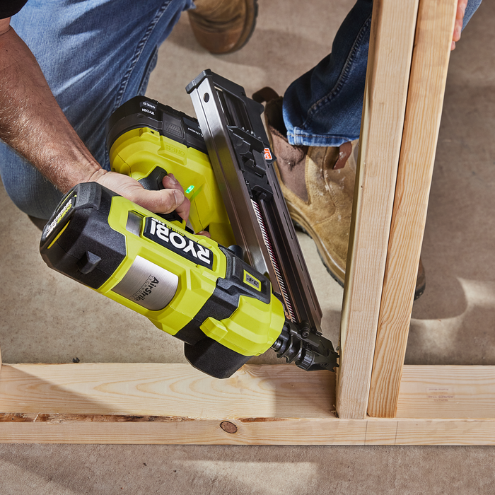 Ryobi 18V ONE+ HP Brushless AirStrike™ 30-34° Framing Nailer – Tool ...