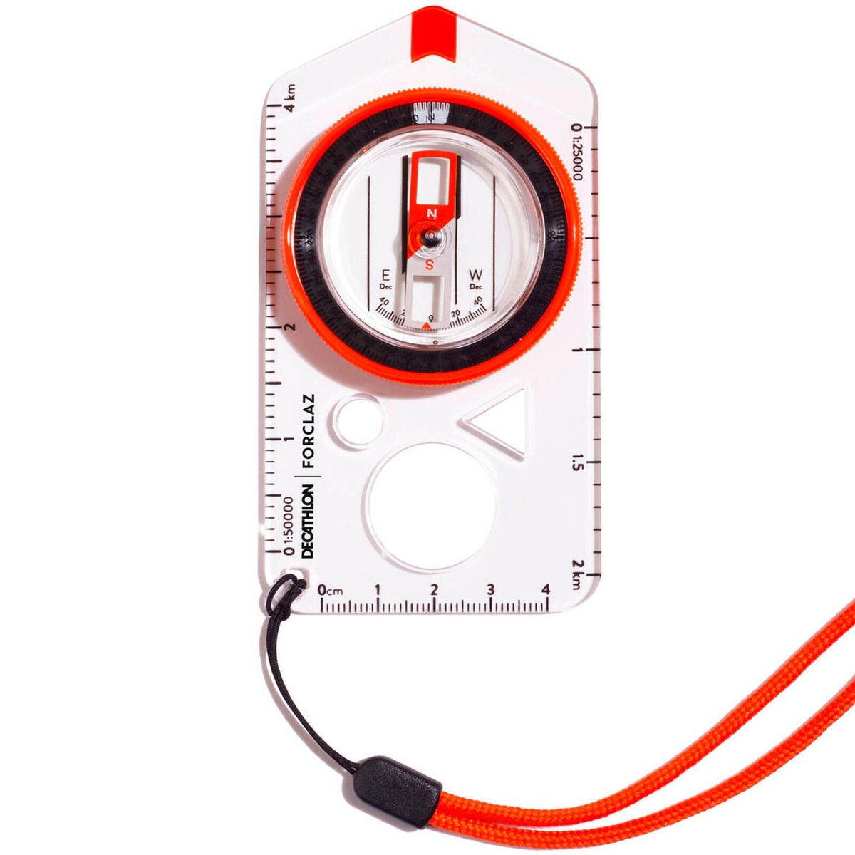 Baseplate Orienteering & Hiking Compass - Explorer 500 Orange - Blood ...