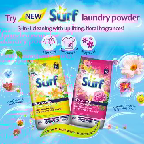 Surf 5kg Rose Fresh Professional Laundry Powder - Bunnings Australia