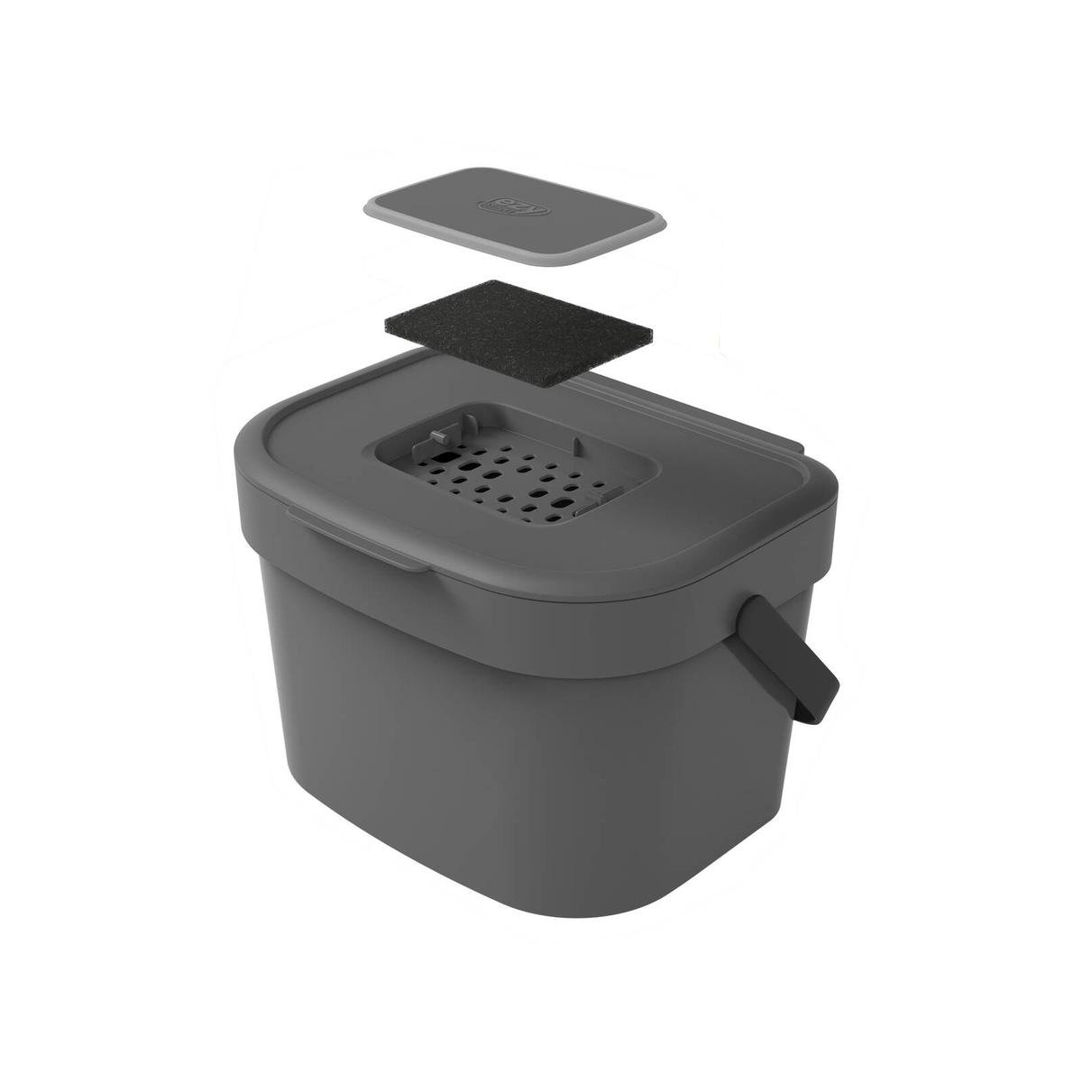 Ezy Storage 6L Odour Filtering Compost Caddy Bin - Bunnings Australia