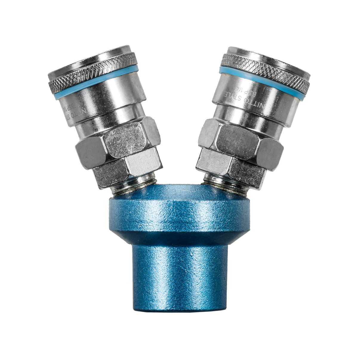 Powerfit Nitto Style ¼” Female 2-Way Splitter Coupler - Bunnings Australia