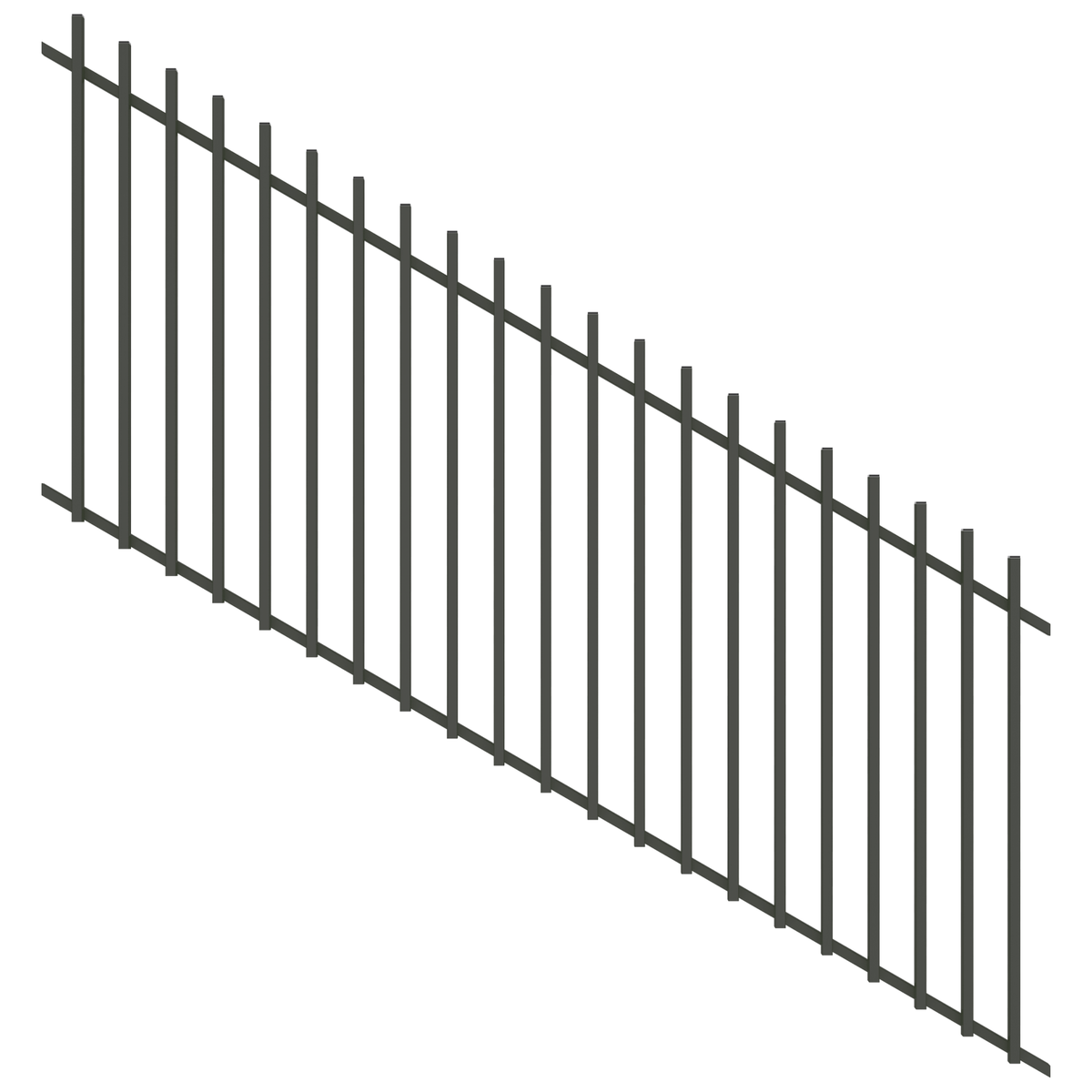 ProtectorAl 1201-2400 x 1200W x 1200H Woodland Grey Radiator Pool Fence ...