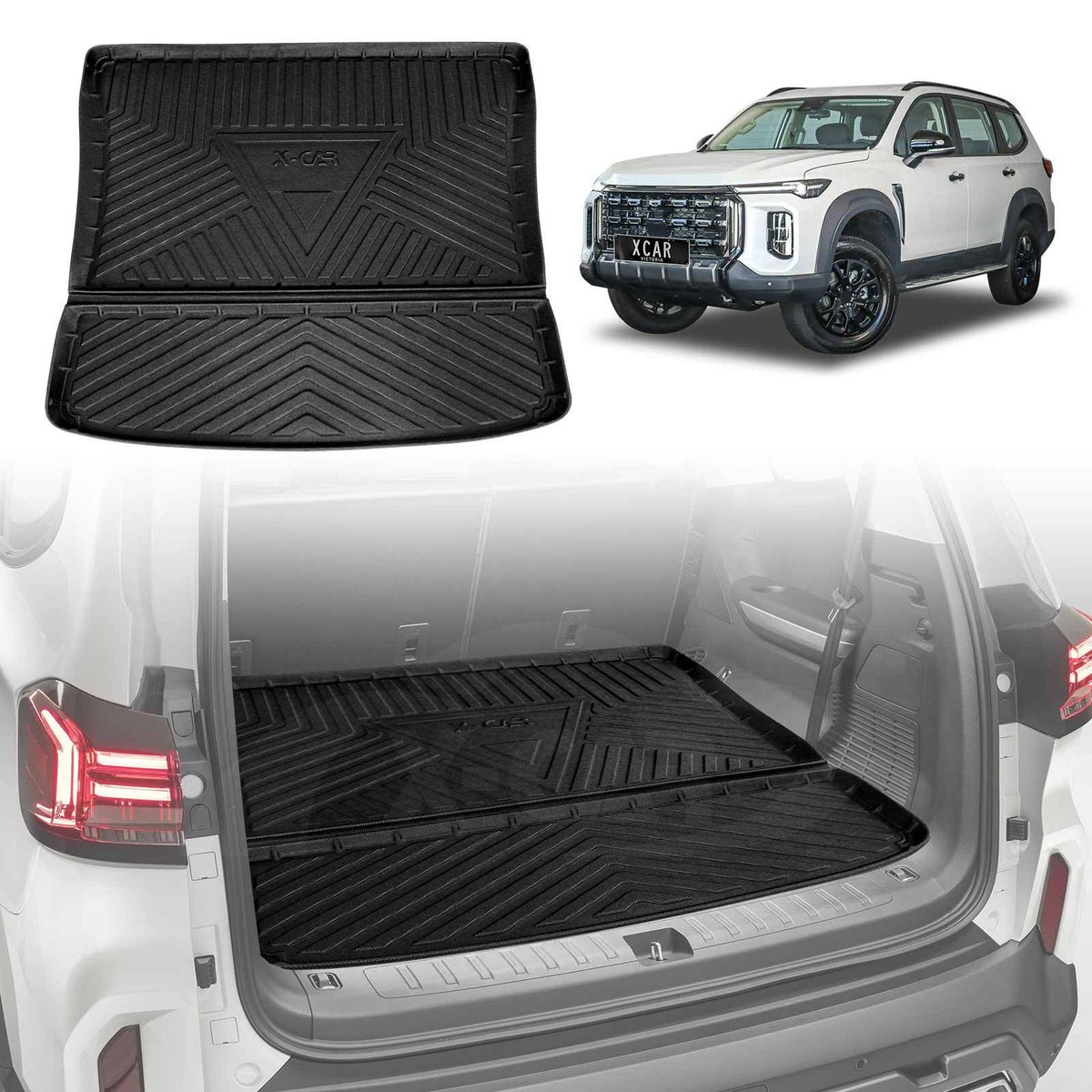 Boot Liner for LDV D90 2025-Onwards All Weather Heavy Duty Cargo Trunk ...