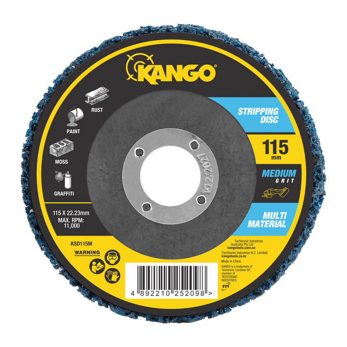 Kango 115mm Medium Grit Stripping Disc - Bunnings Australia