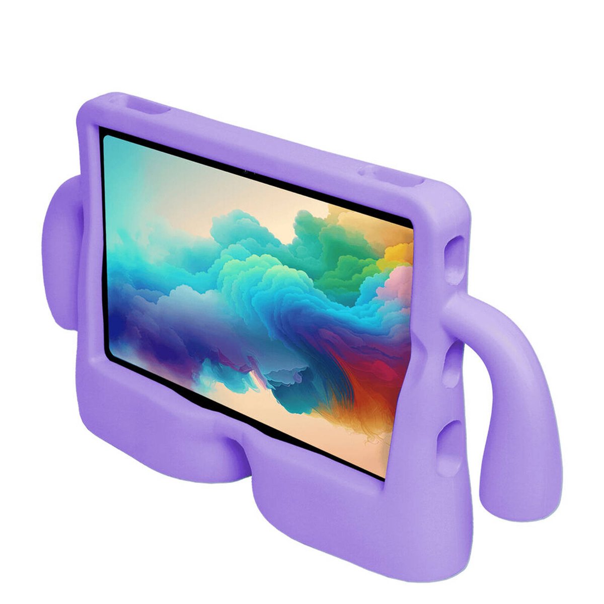 Techxtras Bumper Tablet Case with Handles iPad 10.2" Lavender ...