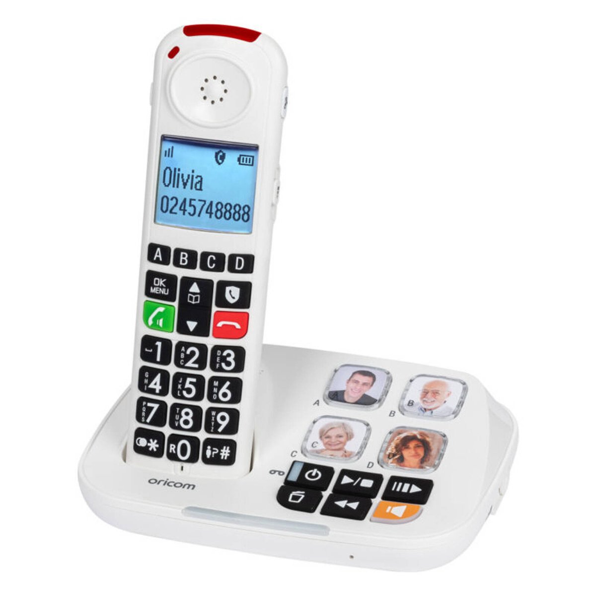 Oricom CARE900-1 Amplified Big Button Cordless Phone - Bunnings Australia