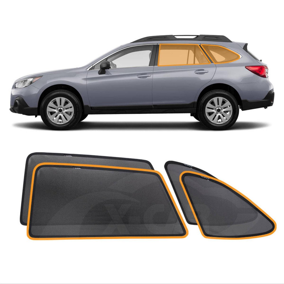 Port Rear Window Sun Shade for Subaru Outback 2015-2020 Car Sun Blind ...