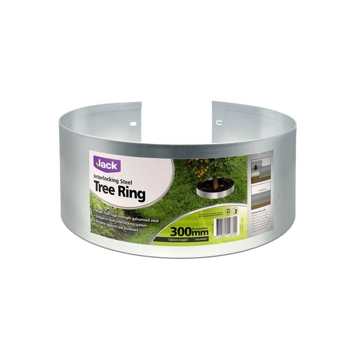 Jack 300mm Interlocking Steel Tree Ring - Bunnings Australia