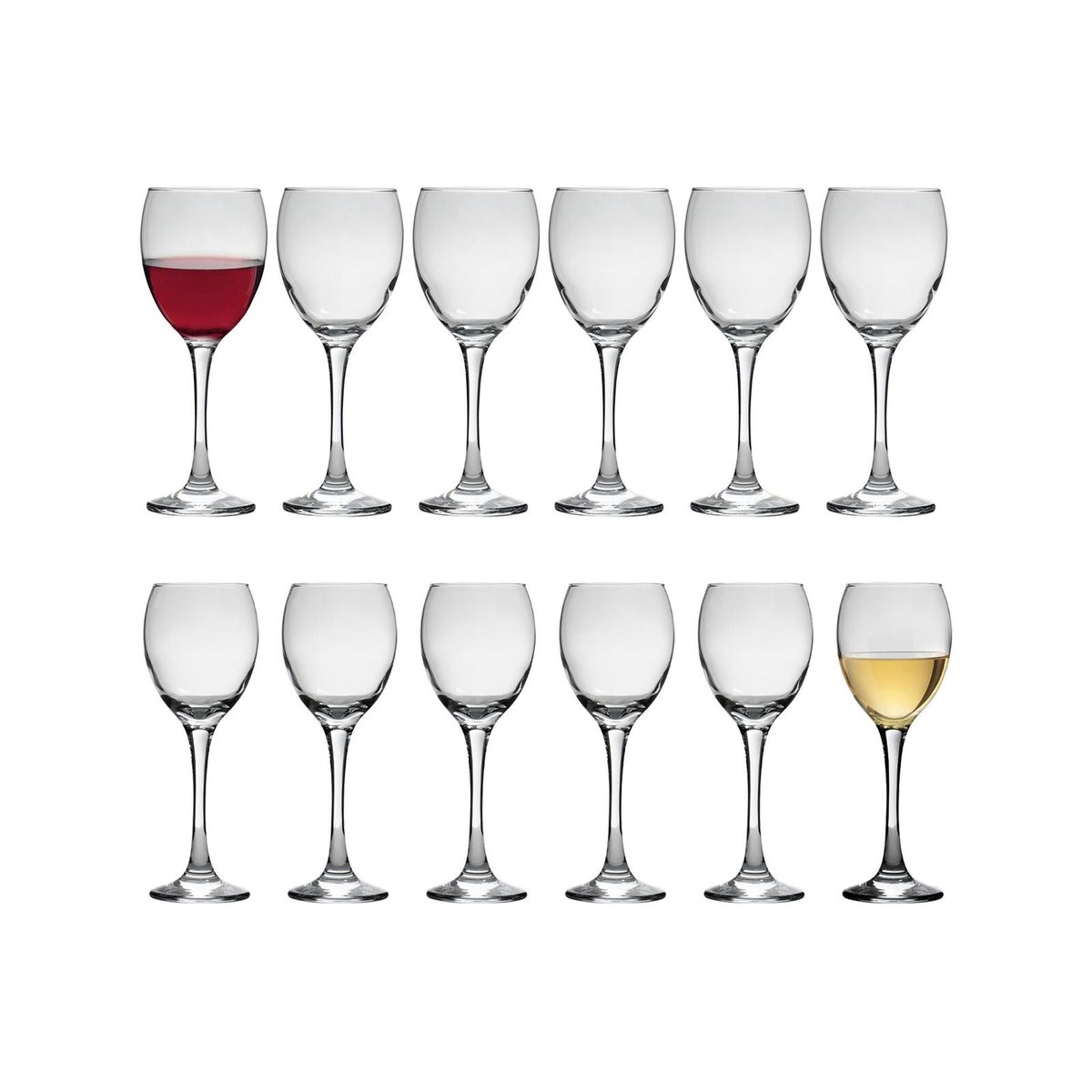 LAV 12pc Venue Wine Glasses Set - Clear - Bunnings Australia
