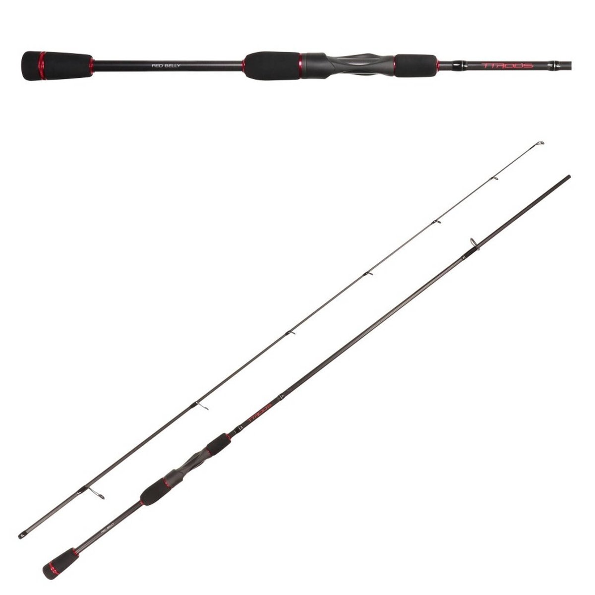 7ft TT Rods Red Belly 4-8kg Fishing Rod - 2 Pce Split Butt Spin Rod ...