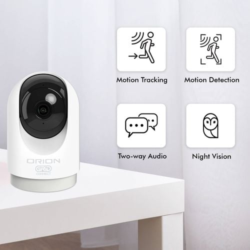 Orion Grid Connect Smart Wi-Fi Indoor Pan And Tilt 2K-Pro Security ...