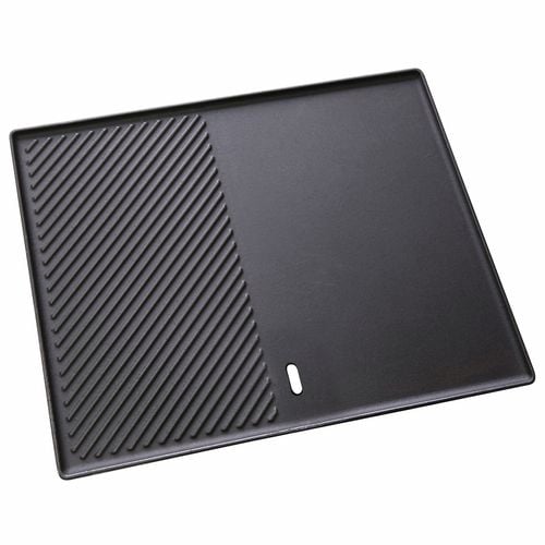 Gasmate BBQ Cast Iron Hot Plate - Black 390 x 480mm - Bunnings Australia