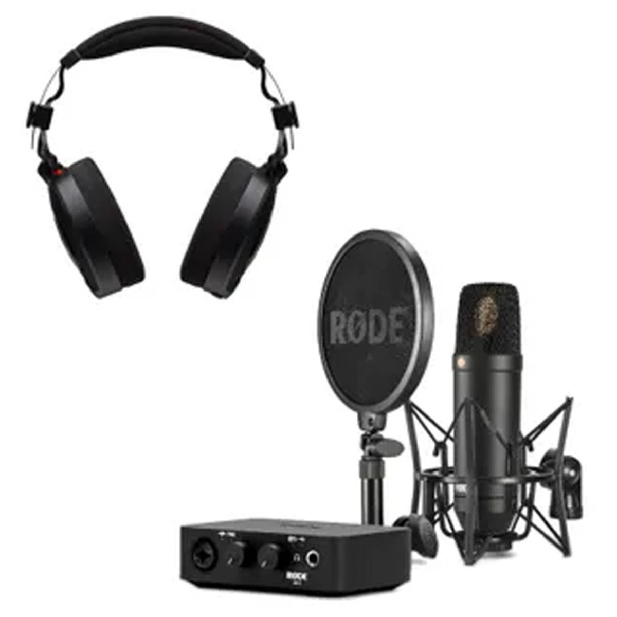 Rode Home Recording Kit (NTH-100, NT1 & AI-1) - Bunnings Australia