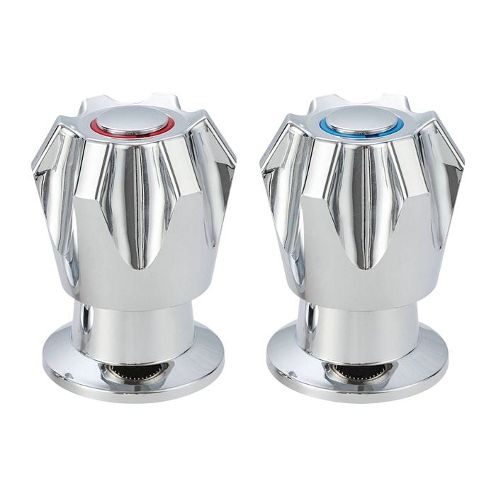 Shaw & Mason Chrome Six Point Basin Top Assembly - Pair - Bunnings ...