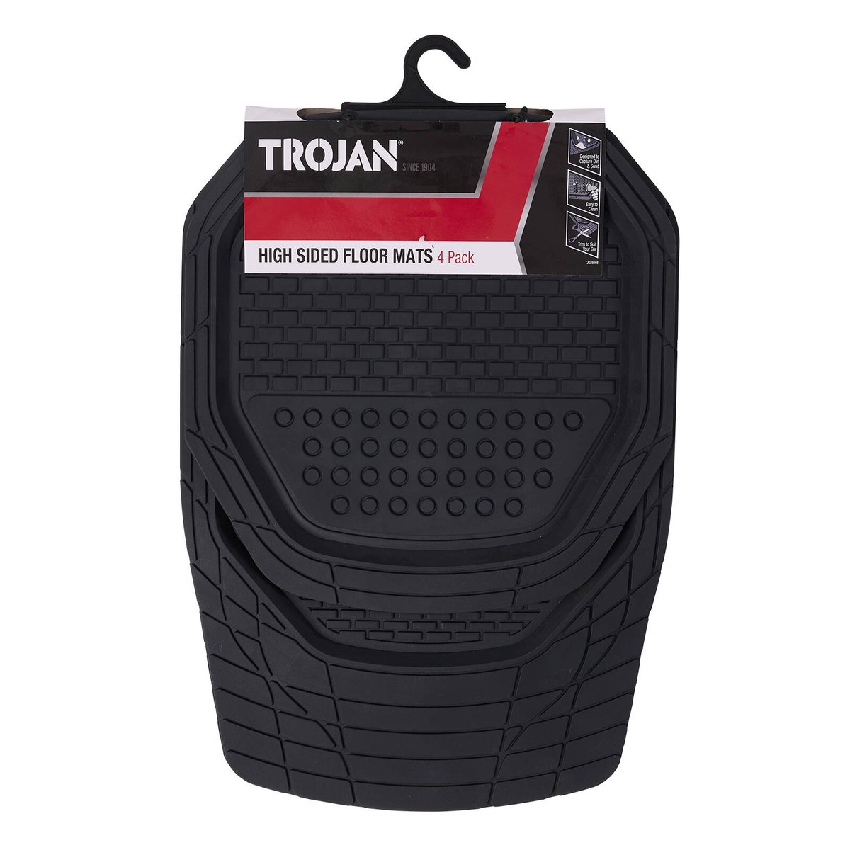 Trojan PVC Floor Mats - 4 Pack - Bunnings Australia
