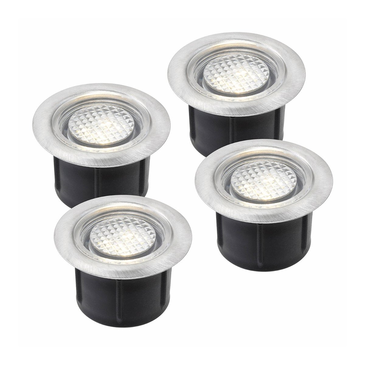 Brilliant Warm White DIY LED Lennox Deck Light Add On Kit - 4 Pack ...