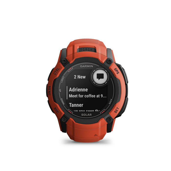 Garmin Instinct 2X Solar Flame Red Watch - Bunnings Australia